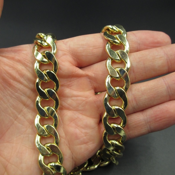 Jewelry | Vintage 22 Inch Thick Gold Tone Chain Necklace | Poshmark